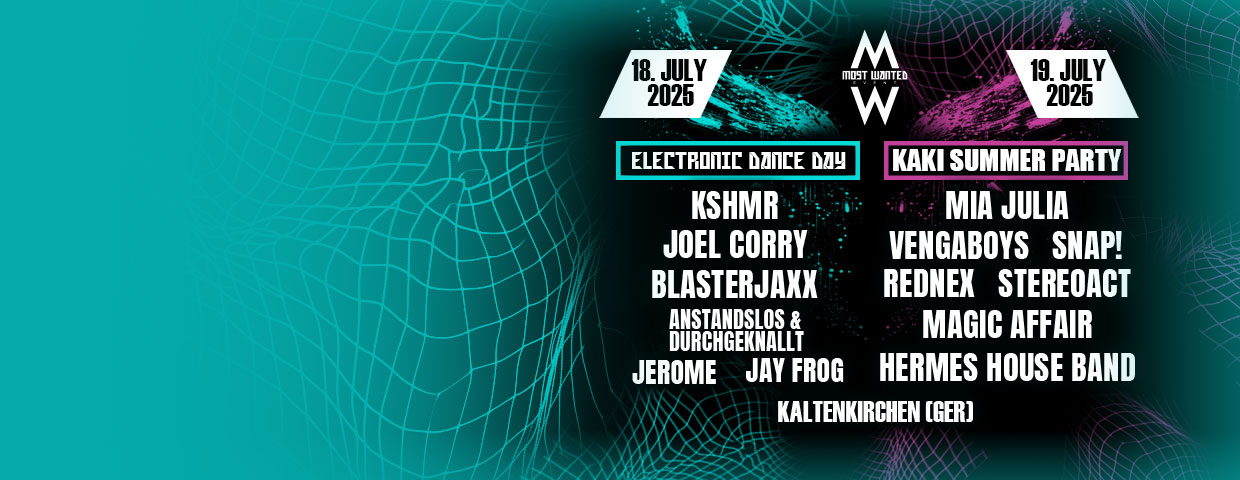 Most Wanted Festival Tickets – ticketonline.de Most Wanted Festival Tour