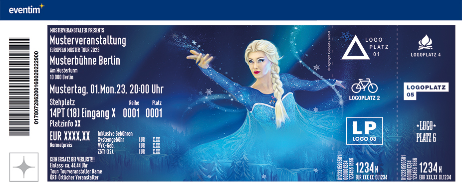 Die Eiskönigin - Die Musik-Show auf Eis Tickets: SCHWALBE arena ...