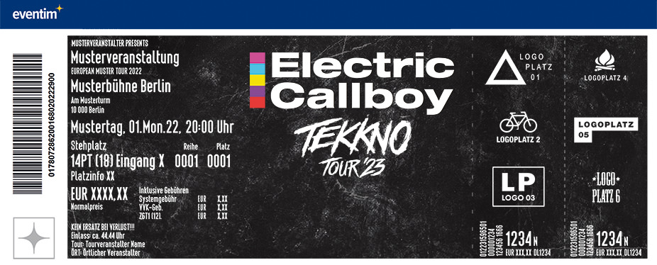 Electric Callboy entrancetickets – ticketonline.de – Electric Callboy Tour