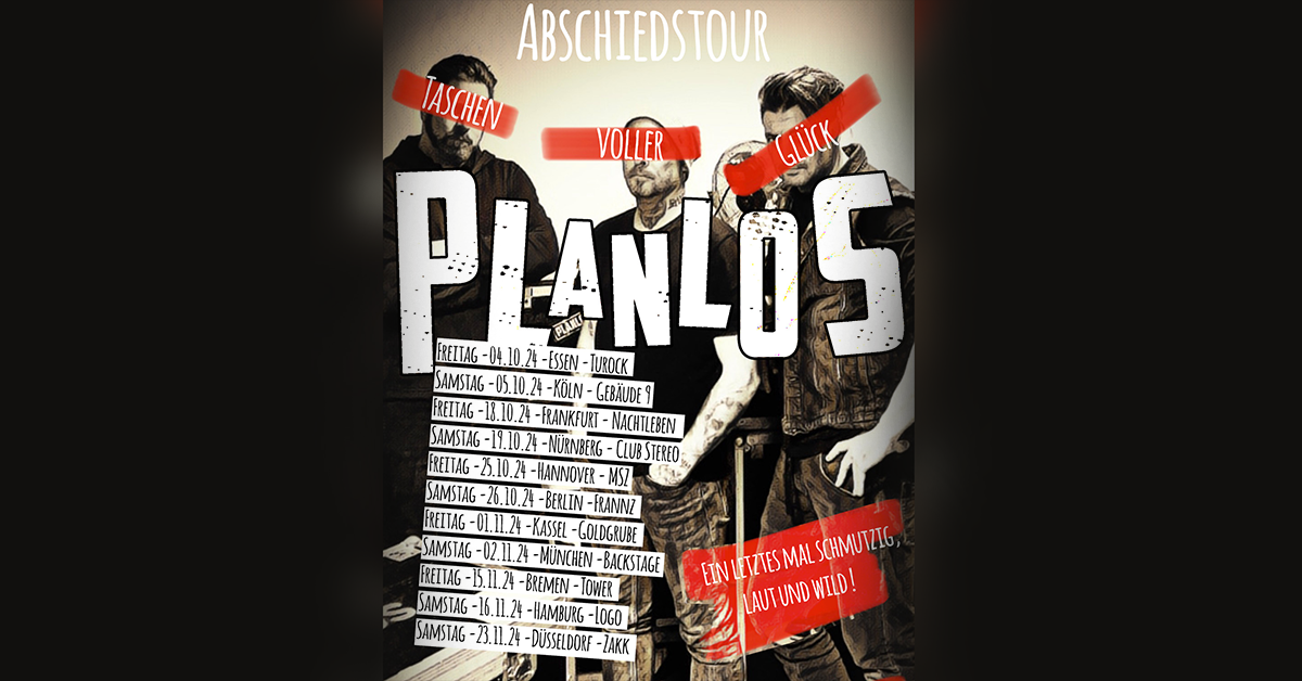 Planlos Tickets – ticketonline.de Planlos Tour